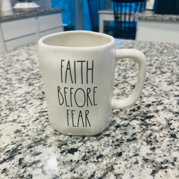 Rae Dunn | Kitchen | Rae Dunn Faith Before Fear White | Poshmark